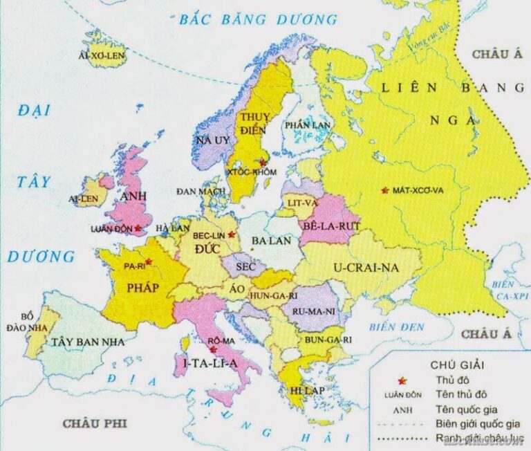 bản đồ europe - Chia Sẻ Thông Tin Miễn Phí